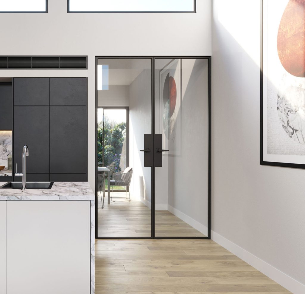 Isabelle Double Door - Omnia Steel