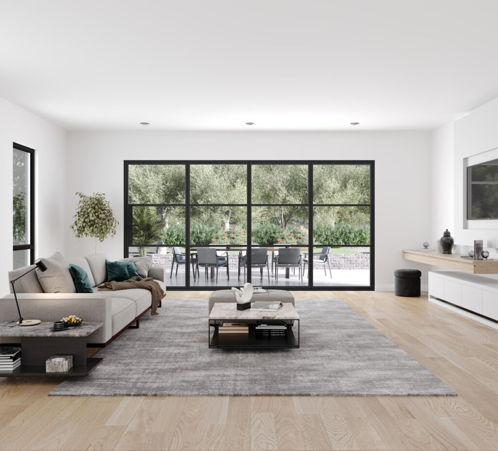 Zara Arched Double Door - Omnia Steel